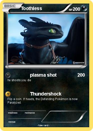 Pokémon Toothless 736 736 - plasma shot - My Pokemon Card
