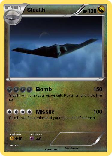 Pokémon Stealth 256 256 - Bomb - My Pokemon Card