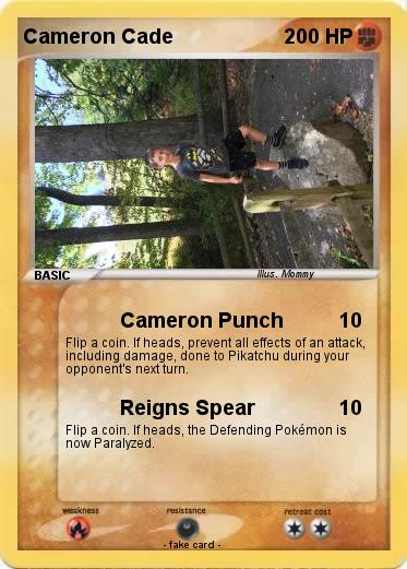 Pokémon Cameron Cade - Cameron Punch - My Pokemon Card