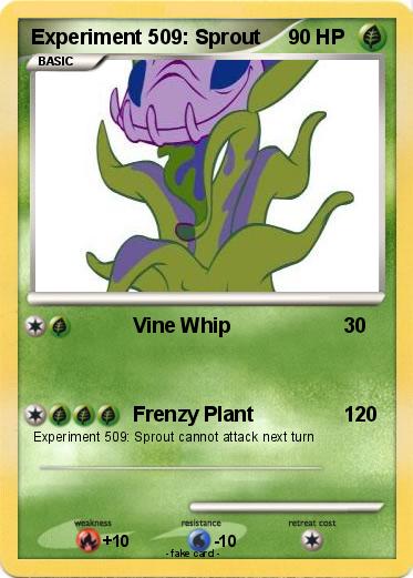 Pokémon Experiment 509 Sprout - Vine Whip - My Pokemon Card