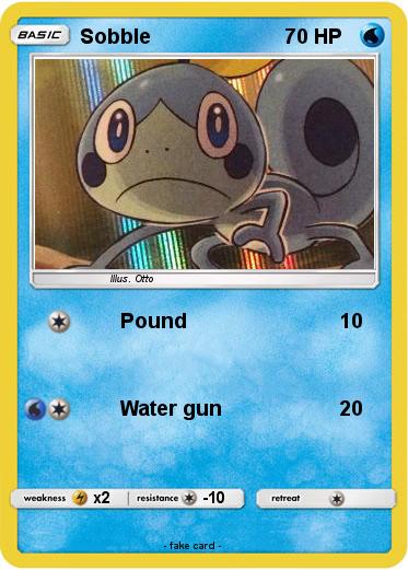 Pokémon Sobble 37 37 - Pound - My Pokemon Card