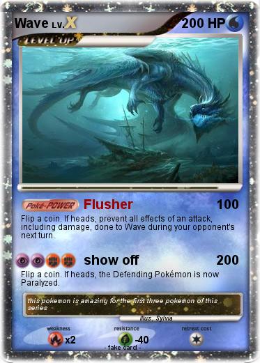Pokémon Wave 217 217 - Flusher - My Pokemon Card