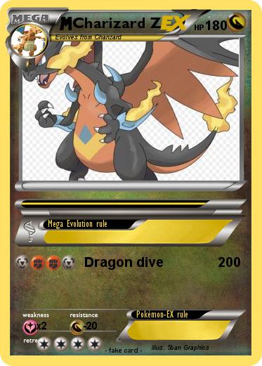 Pokémon Charizard Z 20 20 - Dragon dive - My Pokemon Card
