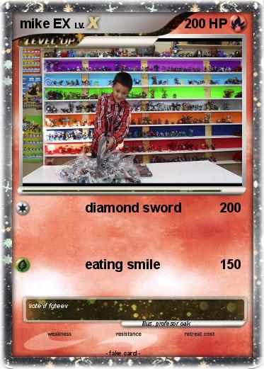 Pokémon mike EX 3 3 - diamond sword - My Pokemon Card