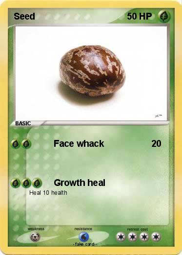 Pokémon Seed 25 25 - Face whack - My Pokemon Card
