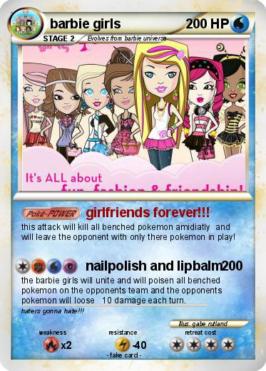 Pokémon barbie girls - girlfriends forever!!! - My Pokemon Card