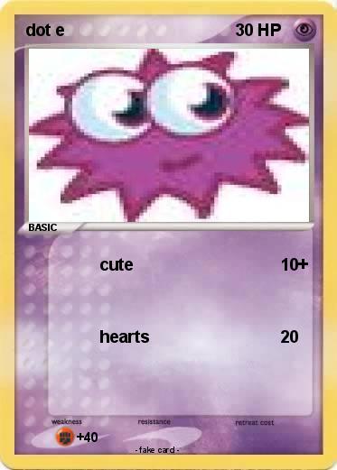 Pokémon dot e - cute - My Pokemon Card