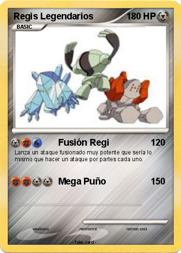 Pokémon Regis Legendarios - Fusión Regi - My Pokemon Card