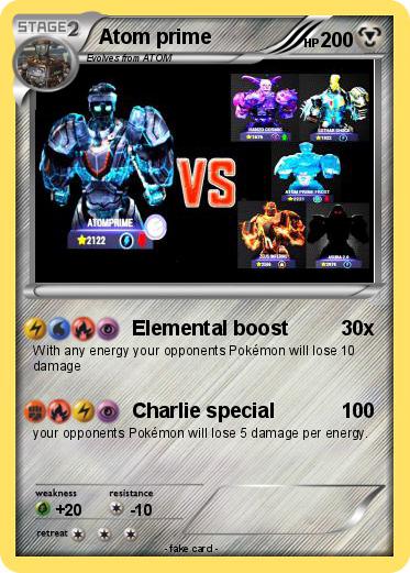Pokémon Atom prime - Elemental boost - My Pokemon Card
