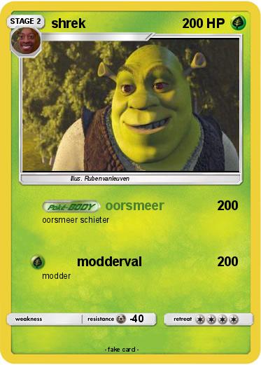 Pokémon shrek 1843 1843 - oorsmeer - My Pokemon Card