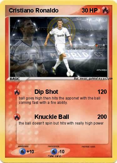 Pokémon Cristiano Ronaldo 460 460 - Dip Shot - My Pokemon Card