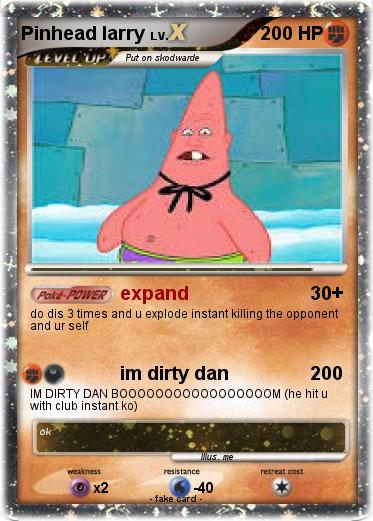 Pokémon Pinhead larry 50 50 - expand - My Pokemon Card