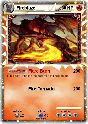Pokémon Fireblaze 40 40 - Flare Burn - Ma carte Pokémon