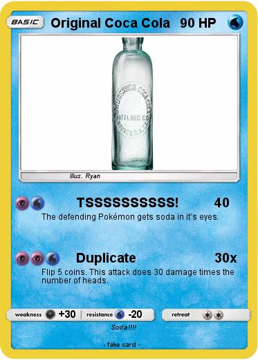 Pokémon Original Coca Cola - TSSSSSSSSSS! - My Pokemon Card
