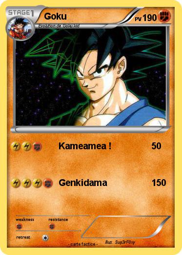 Pokémon Goku 8189 8189 - Kameamea ! - Ma carte Pokémon