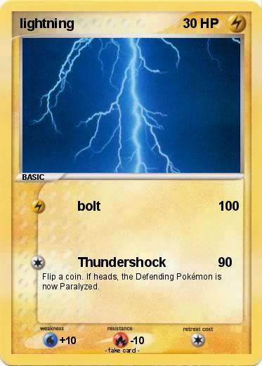 Pokémon lightning 1708 1708 - bolt - My Pokemon Card