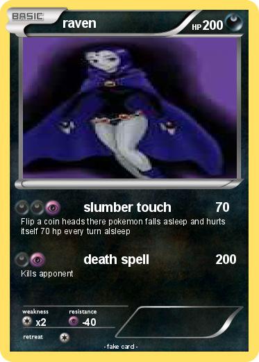 Pokémon raven 253 253 - slumber touch - My Pokemon Card