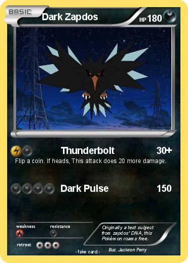 Pokémon Dark Zapdos 46 46 - Thunderbolt - My Pokemon Card