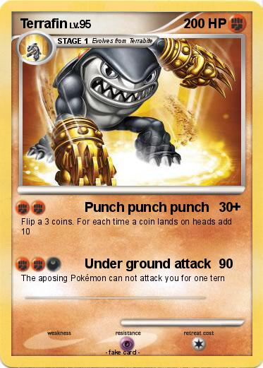 Pokémon Terrafin 210 210 - Punch punch punch - My Pokemon Card