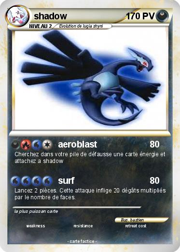 Pokémon shadow 4405 4405 - aeroblast - Ma carte Pokémon