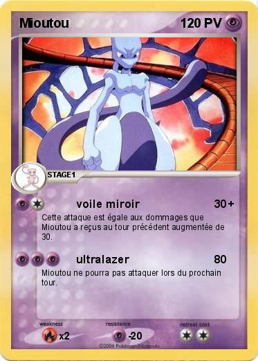 Pokémon Mioutou 26 26 - voile miroir - Ma carte Pokémon