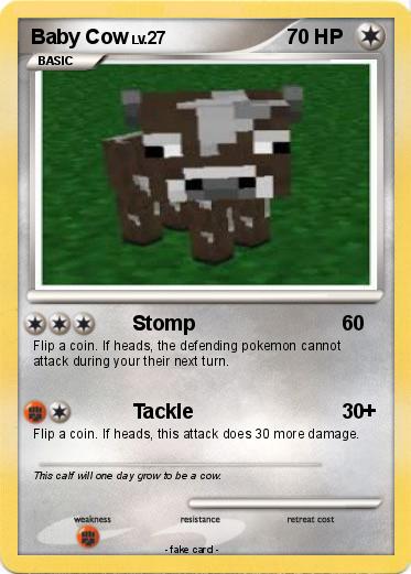 Pokémon Baby Cow 11 11 - Stomp - My Pokemon Card