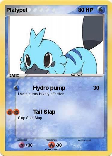 Pokémon Platypet 2 2 - Hydro pump - My Pokemon Card