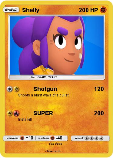 Pokémon Shelly 60 60 - Shotgun - My Pokemon Card