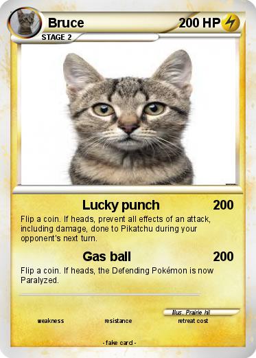 Pokémon Bruce 466 466 - Lucky punch - My Pokemon Card