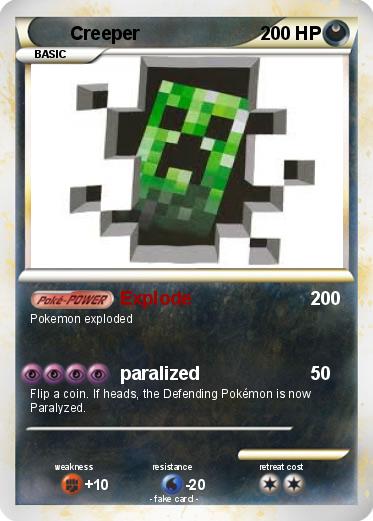 Pokémon Creeper 3130 3130 - Explode - My Pokemon Card