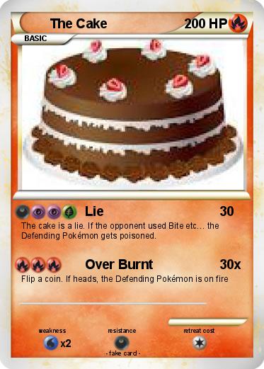 Pokémon The Cake 14 14 - Lie - My Pokemon Card