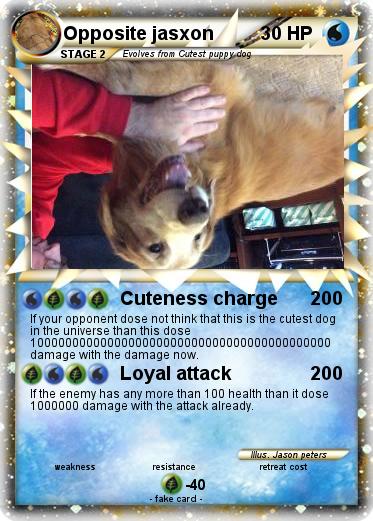Pokémon Opposite jasxon - Cuteness charge - My Pokemon Card