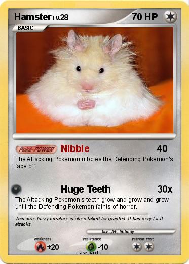 Pokémon Hamster 253 253 - Nibble - My Pokemon Card