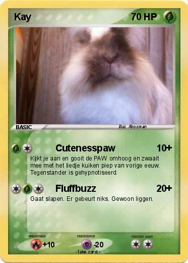 Pokémon Kay 61 61 - Cutenesspaw - My Pokemon Card
