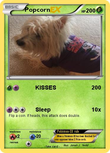 Pokémon Popcorn 112 112 - KISSES - My Pokemon Card