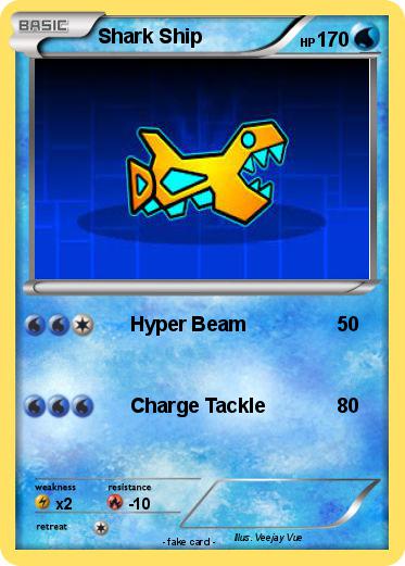 Pokémon Shark Ship 1 1 - Hyper Beam - My Pokemon Card