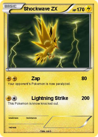 Pokémon Shockwave ZX - Zap - My Pokemon Card