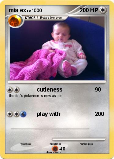Pokémon mia ex - cutieness - My Pokemon Card