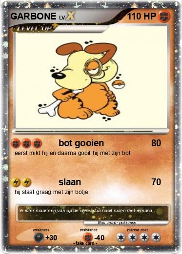 Pokémon GARBONE 1 1 - bot gooien - My Pokemon Card