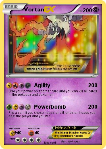 Pokémon Vortan - Agility - My Pokemon Card