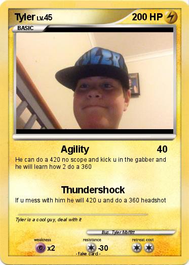 Pokémon Tyler 712 712 - Agility - My Pokemon Card