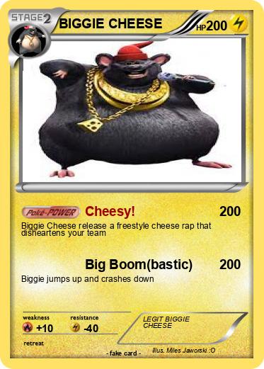 Pokémon BIGGIE CHEESE 110 110 - Cheesy! - My Pokemon Card