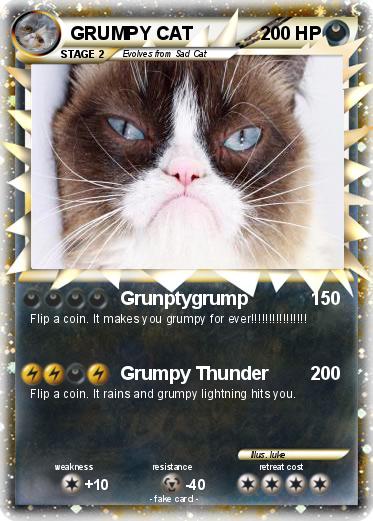 Pokémon GRUMPY CAT 821 821 - Grunptygrump - My Pokemon Card