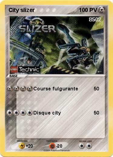 Pokémon City slizer - Course fulgurante - Ma carte Pokémon