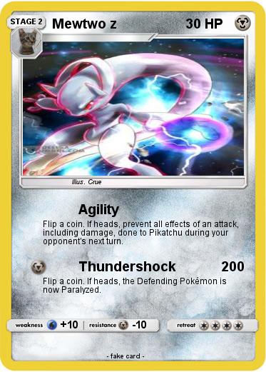 Pokémon Mewtwo z 14 14 - Agility - My Pokemon Card