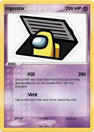 Pokémon imposter 204 204 - Kill - My Pokemon Card