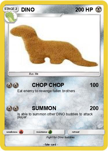 Pokémon DINO 1097 1097 - CHOP CHOP - My Pokemon Card