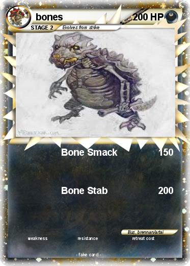 Pokémon bones 23 23 - Bone Smack - My Pokemon Card
