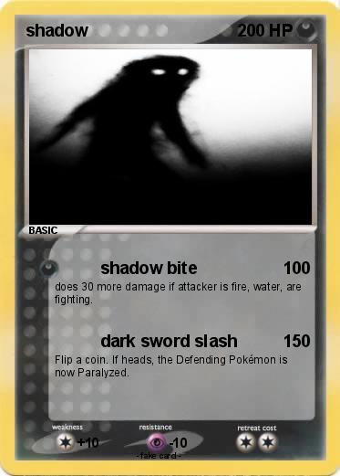 Pokémon shadow 12034 12034 - shadow bite - My Pokemon Card