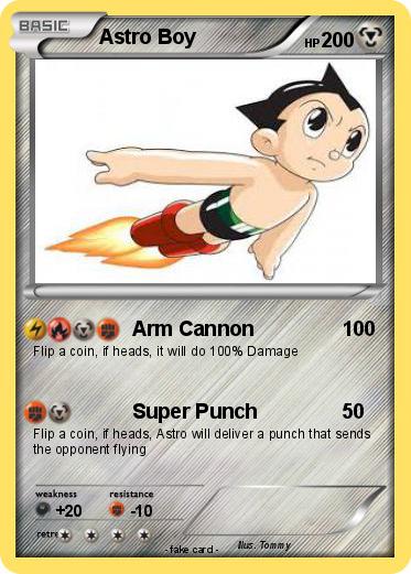 Pokémon Astro Boy 10 10 - Arm Cannon - My Pokemon Card